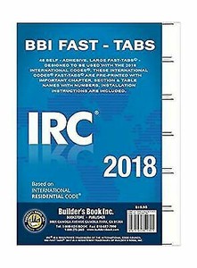 2018 International Residential Code (IRC) Fast Tabs (2017, Stickers ...