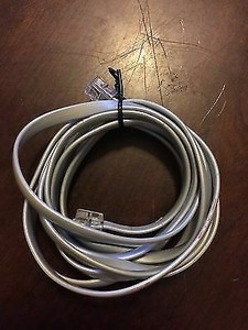 7ft Telephone Line Cord Cable 6p6c Rj12 Rj11 DSL Modem Fax Phone ...