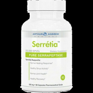 Arthur Andrew Medical Serretia Pure Serrapeptase 500 MG 90 Capsules for ...
