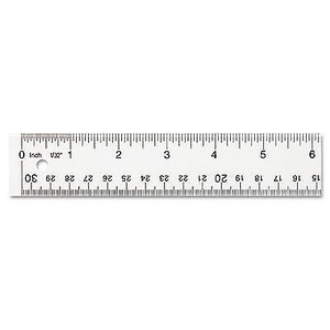 Buy Westcott Ruler 12 Inch Clear Acrylic 10562 online | eBay