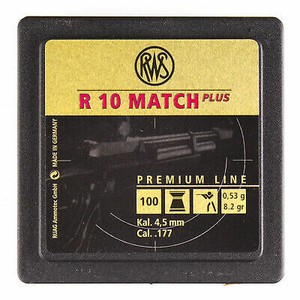 Rws .177 Caliber R10 Match Airgun Pellets 8.2 Grains 500 Count for sale ...