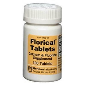 Florical Calcium and Fluoride Supplements Tablets 100 EA for sale ...