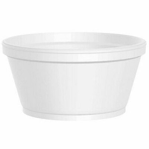 Dart 8sj20 Foam Container 8oz White Case of 1000 for sale online | eBay