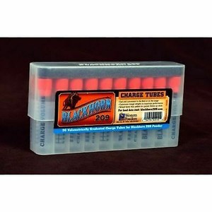 6 Blackhorn 209 Black Powder Ammo Charge Tubes and Amp Case ...