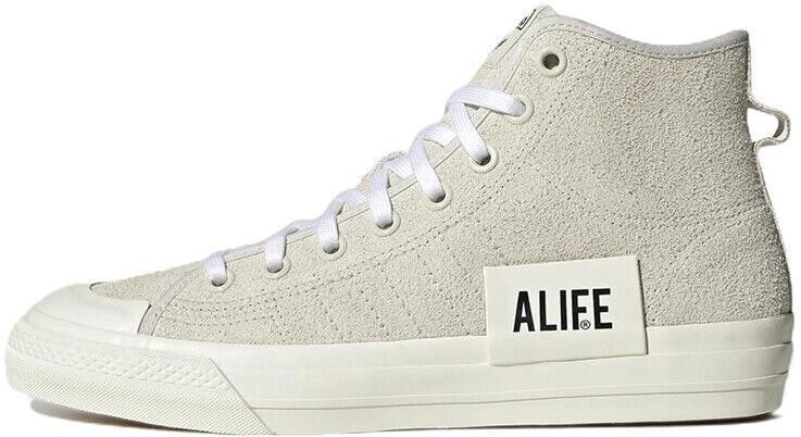 Size 5 - adidas Alife x Nizza High Cream White for sale online | eBay
