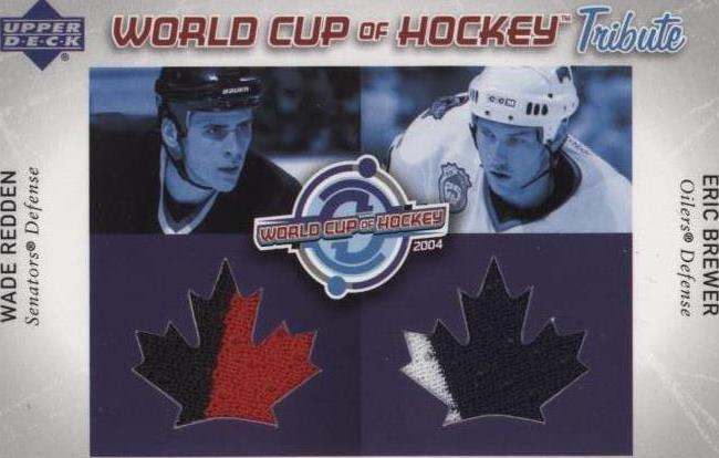 2004-05 Upper Deck - World Cup of Hockey Tribute #WC-WR/EB Wade Redden ...