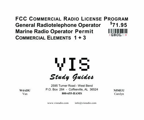 GROL Complete : FCC Elements 1 and 3 VIS Study Guides by Carolyn Van ...
