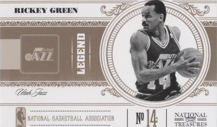 2010-11 Playoff National Treasures - Legend Rickey Green #146 /99 for ...
