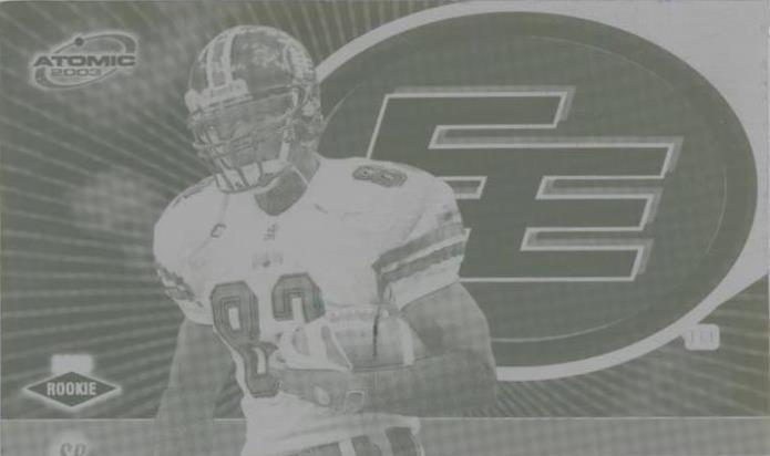 2003 Pacific Atomic CFL - Kory Bailey #26 Printing Plate Yellow /1 (RC ...