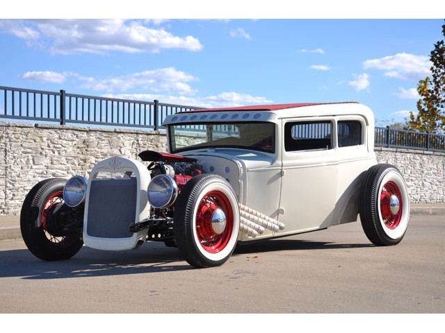 1931 Ford Model A Vicky Custom Chopped Channeled Hot Rod Victoria ...