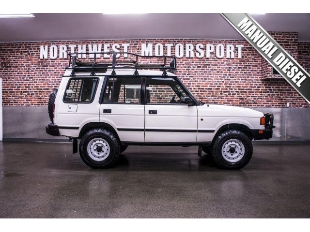Wow Diesel! 95 Land Rover Discovery-clean Carfax-5 Speed Manual-leather ...