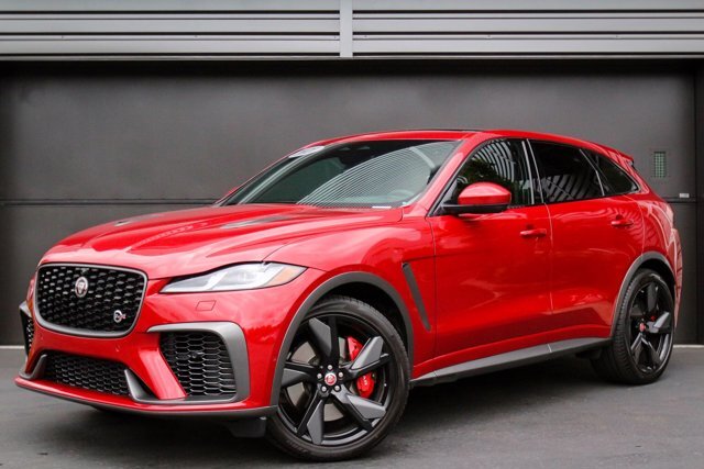 2021 Jaguar F-pace Svr 3,001 Miles Firenze Red Sport Utility ...