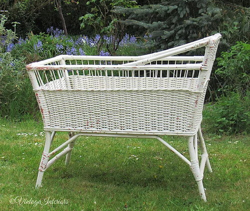 Vintage Wicker Baby Cot for sale in UK | View 23 bargains