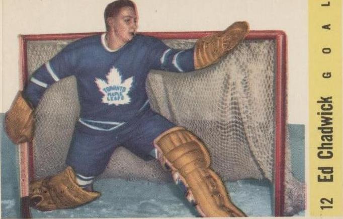1958-59 Parkhurst - #12 Ed Chadwick for sale online | eBay