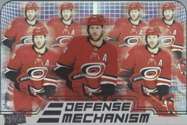 2022-23 Upper Deck Series 1 - Defense Mechanism #DM-18 Jaccob Slavin ...