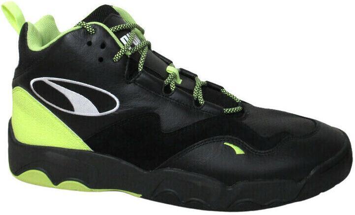 Size 13 - PUMA Source Retro 2 Mid Black Green for sale online | eBay