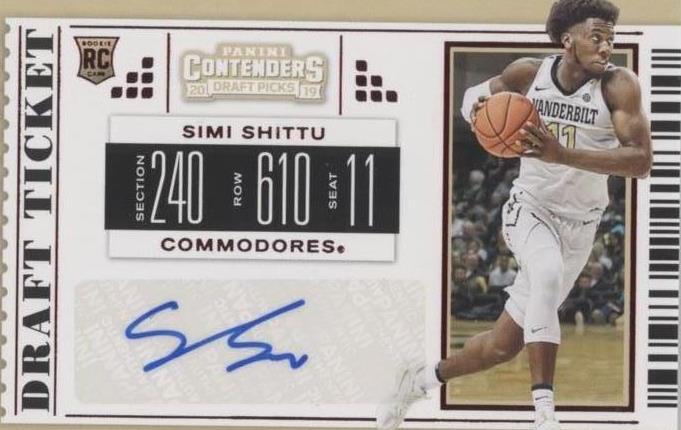 2019-20 Panini Contenders Draft Picks - College Ticket Draft Ticket Red ...