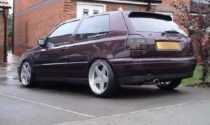 Azev deep dish alloy wheels, 5x100 staggered Vw Golf MK3 vr6 | in ...