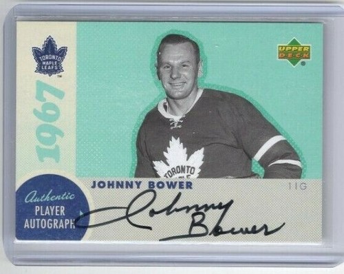 Johnny Bower Hockey Cards