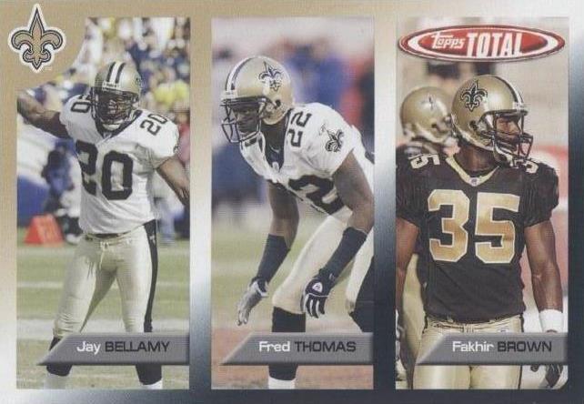 2005 Topps Total - Fred Thomas, Fakhir Brown, Jay Bellamy #354 (RC) for ...