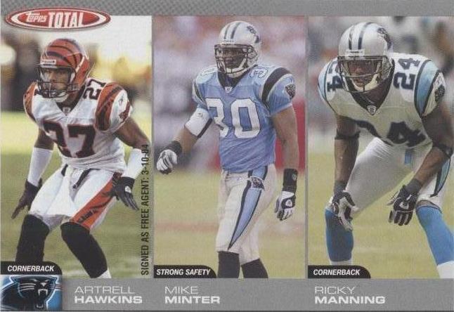 2004 Topps Total - Ricky Manning, Mike Minter, Artrell Hawkins #310 for ...