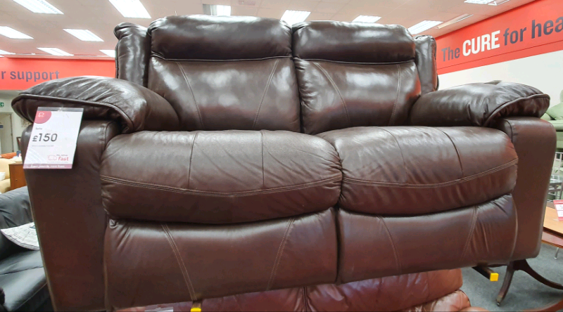 Dark Brown Leather Sofas | Baci Living Room