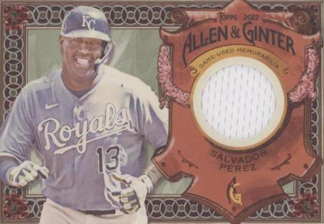 2022 Topps Allen & Ginter - Relics A #AGRA-SP Salvador Perez (MEM) for ...