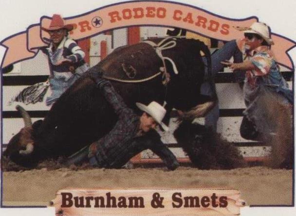1991 Rodeo America Pro Rodeo Cards - Set A #50 Rob Smets, David Burnham ...