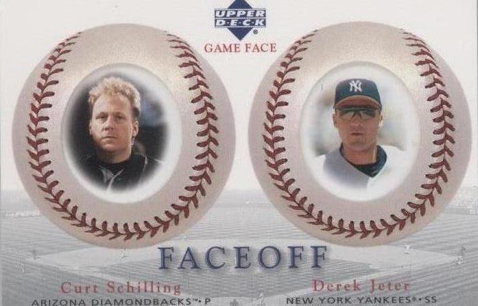 2003 Upper Deck Game Face - Faceoff Derek Jeter, Curt Schilling #182 ...