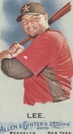 2010 Topps Allen & Ginter's - Minis Allen & Ginter Back #146 Carlos Lee ...