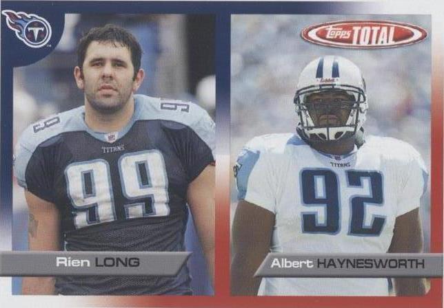 2005 Topps Total - Albert Haynesworth, Rien Long #159 for sale online ...