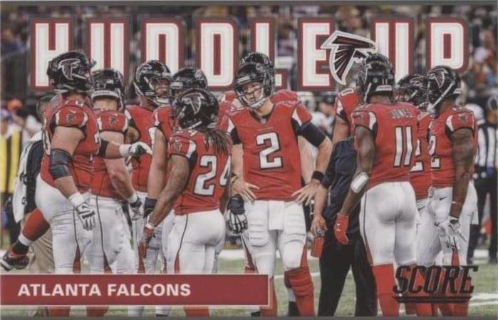 2017 Score - Huddle Up Matt Ryan #5 for sale online | eBay