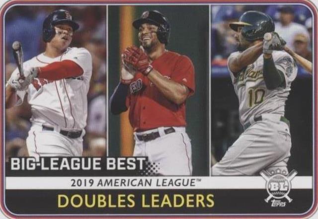 2020 Topps Big League - League Leaders Rafael Devers, Xander Bogaerts ...