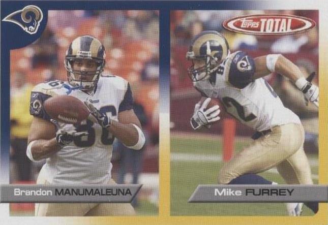 2005 Topps Total - Mike Furrey, Brandon Manumaleuna #120 (RC) for sale ...