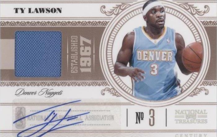 2010-11 Playoff National Treasures - Century Materials Signatures #25 ...