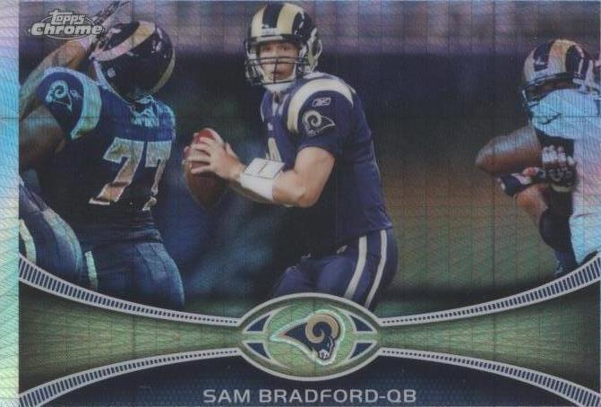 2012 Topps Chrome - Sam Bradford #95 Prism Refractor /216 for sale ...