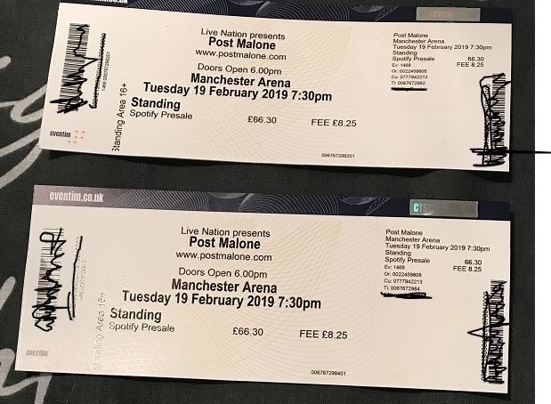 Post Malone Concert Tickets Manchester 19th February | in West Derby ...