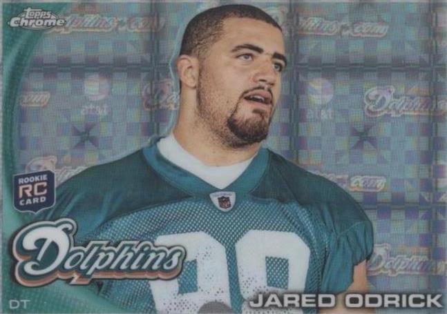 2010 Topps Chrome - X-Fractor #C188 Jared Odrick (RC) for sale online ...