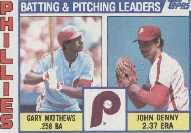 1984 Topps - Team Checklist #637 Gary Matthews, Gary Matthews, John ...