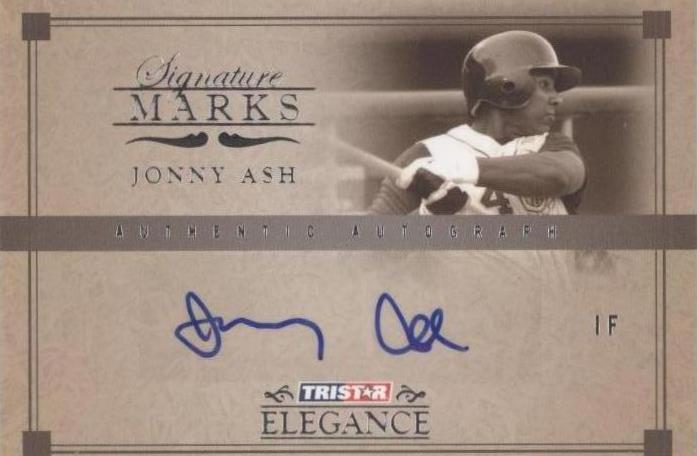 2007 TRISTAR Elegance - Signature Marks Jonathan Ash #SM-JA (AU, RC ...