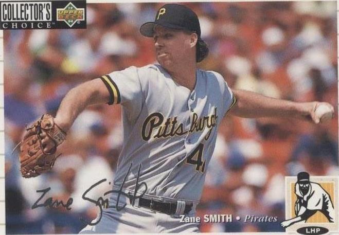 1994 Upper Deck Collector's Choice - Zane Smith #571 Silver Foil ...