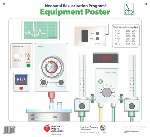 Nrp Ser.: NRP Equipment Poster by American Heart Association and ...