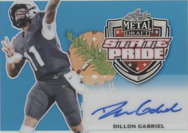 2022 Leaf Metal Draft - State Pride Autographs Silver Prismatic #SP-DG1 ...