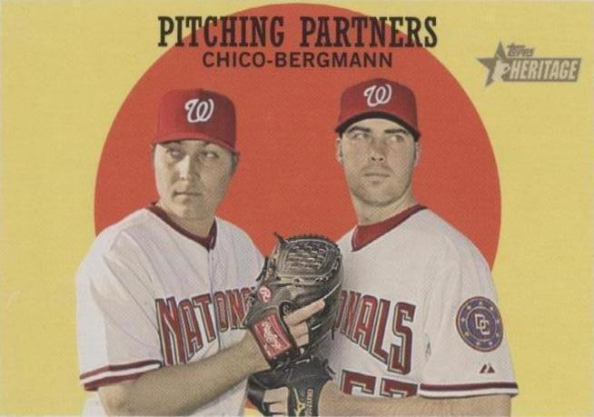 2008 Topps Heritage - Matt Chico, Jason Bergmann #291 Chico-Bergmann ...