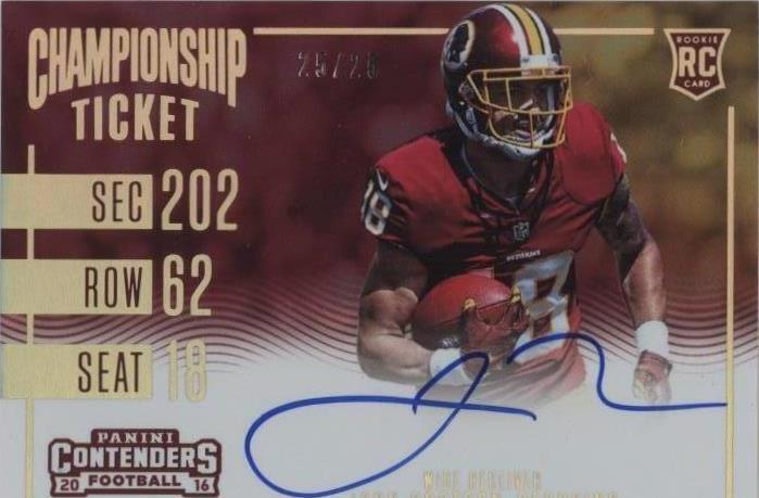 2016 Panini Contenders - Rookie Ticket RPS Variation Josh Doctson #367 ...