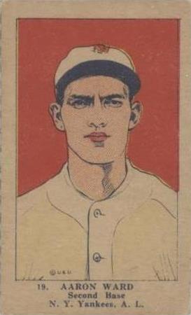 1923 Little Wonder Picture Series Strip Cards - W515-1 - #19 Aaron Ward ...