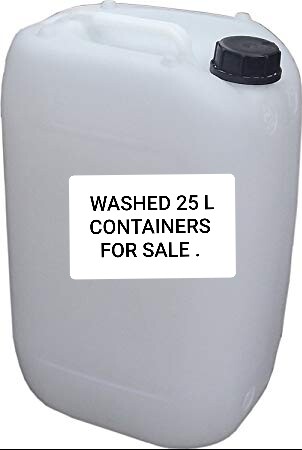 25 LITRE 25L L WATER CONTAINERS PLASTIC JARS DRUMS BARRELS | in ...