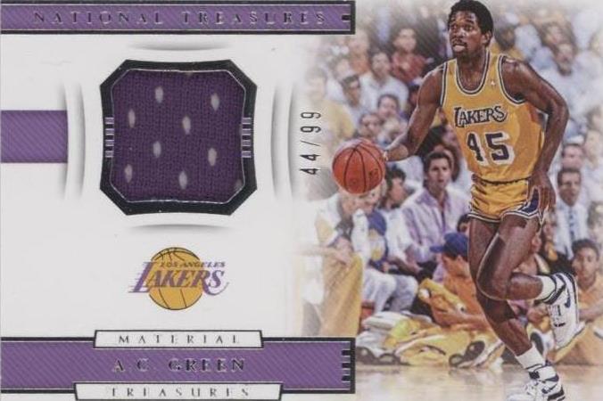 2018-19 Panini National Treasures - Material Treasures #MAT-AG A.C ...