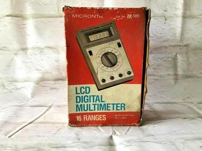 Multimeters - Micronta Lcd Digital Multimeter