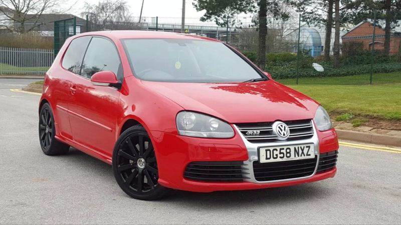 2008/58 Golf R32 Mk5 in red for sale with full miltek exhaust with ...